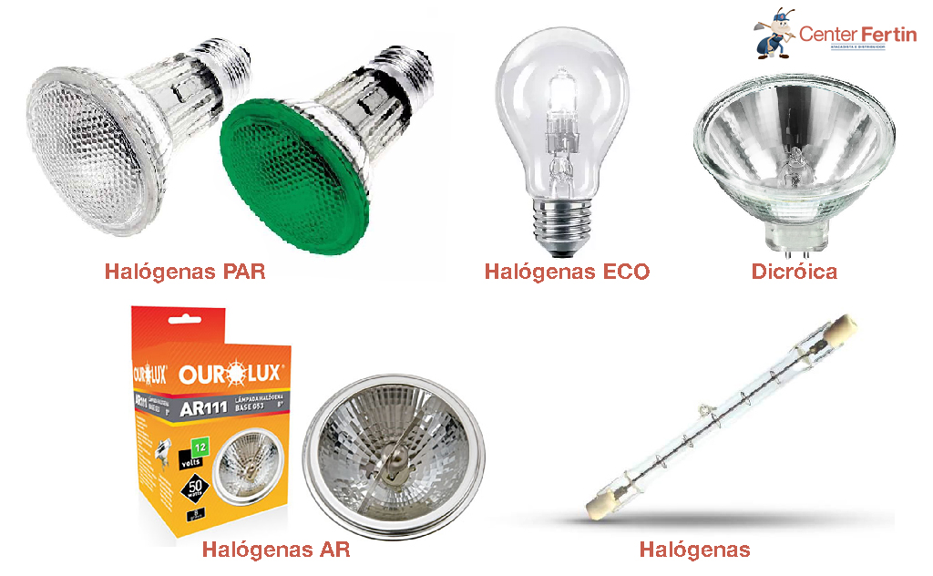 Tipos De Lampadas Halogenas Iluminação Artificial: Tipos De Lâmpada